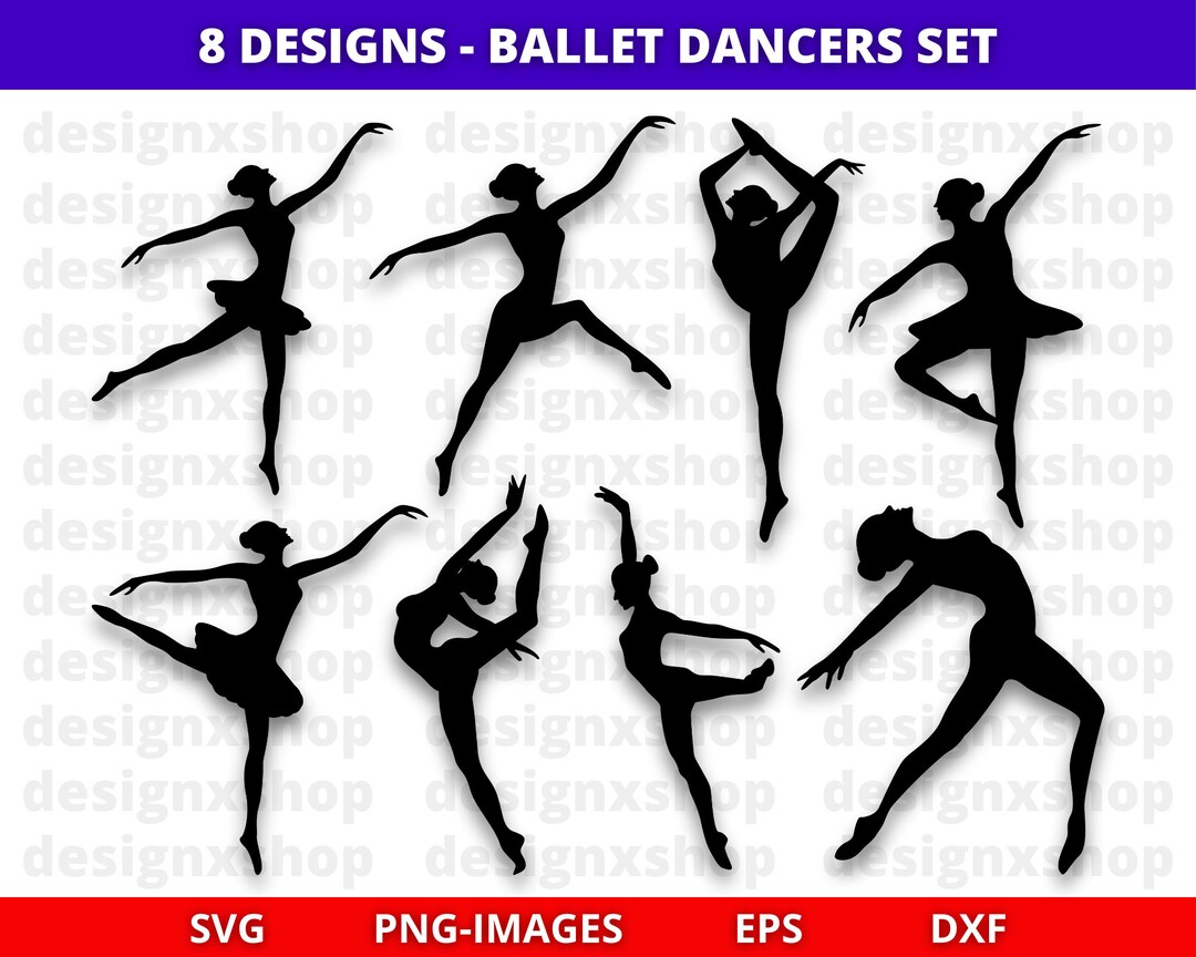 Ballerina Svg Bundle, Ballerina Svg, Dxf, Eps, Png, Jpg, Ballerina Dxf ...