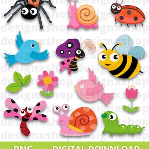 Bugs Clipart, Insects Clipart, Butterfly Clipart, Animal Clipart ...