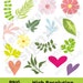 Spring Clipart, Easter Clipart, Flower Clipart, Floral Clipart, Easter ...