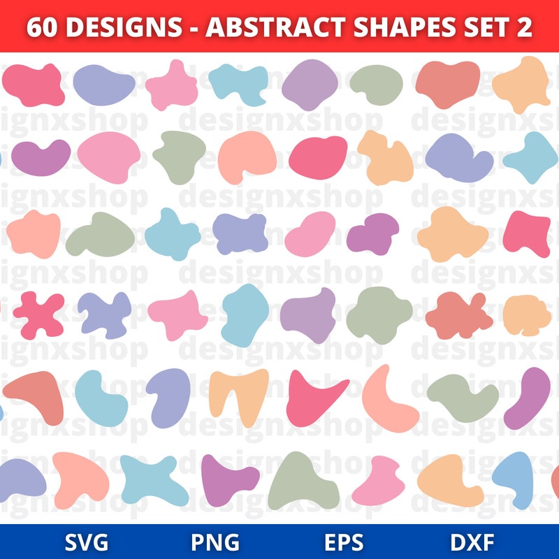 Abstract Shapes Art - Etsy