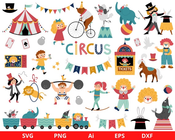3 Ring Circus Clipart