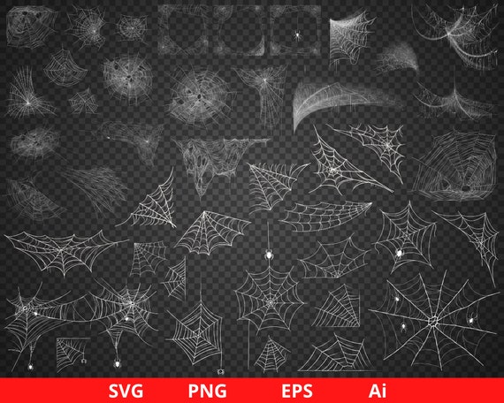 Spider Web SVG Bundle Cobweb Svg Spider Svg Halloween Svg - Etsy Canada