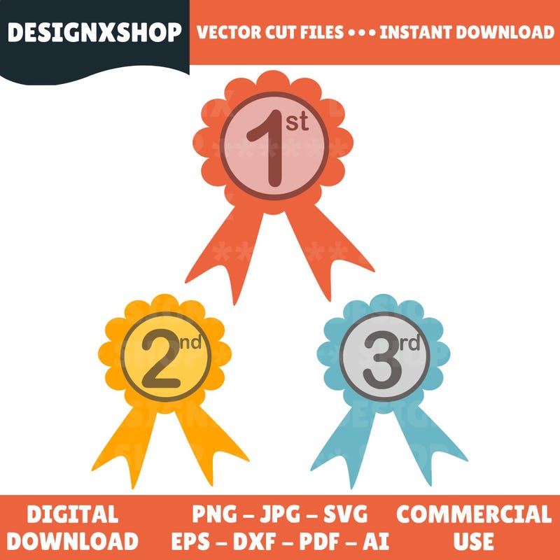 1st Place Ribbon - Etsy