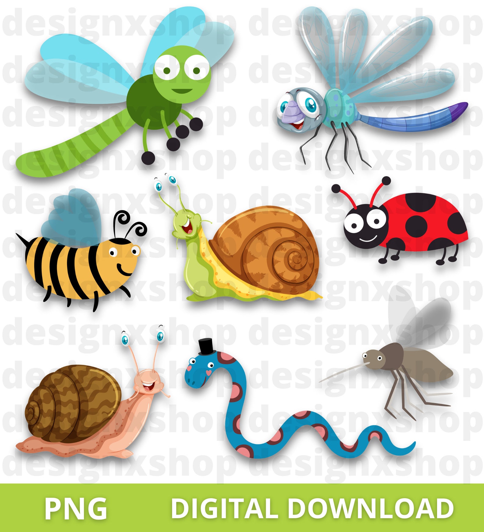 Bugs Clipart, Insects Clipart, Butterfly Clipart, Animal Clipart ...