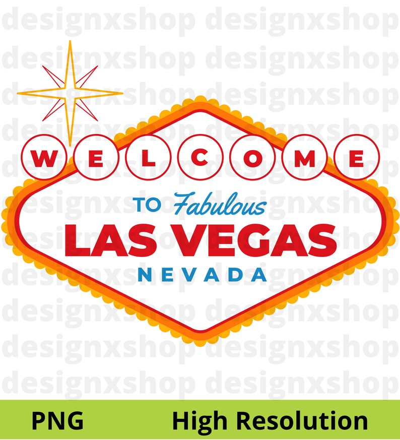 Buy Las Vegas Sign Clipart Las Vegas SVG Vegas Svg Night at Las Online ...