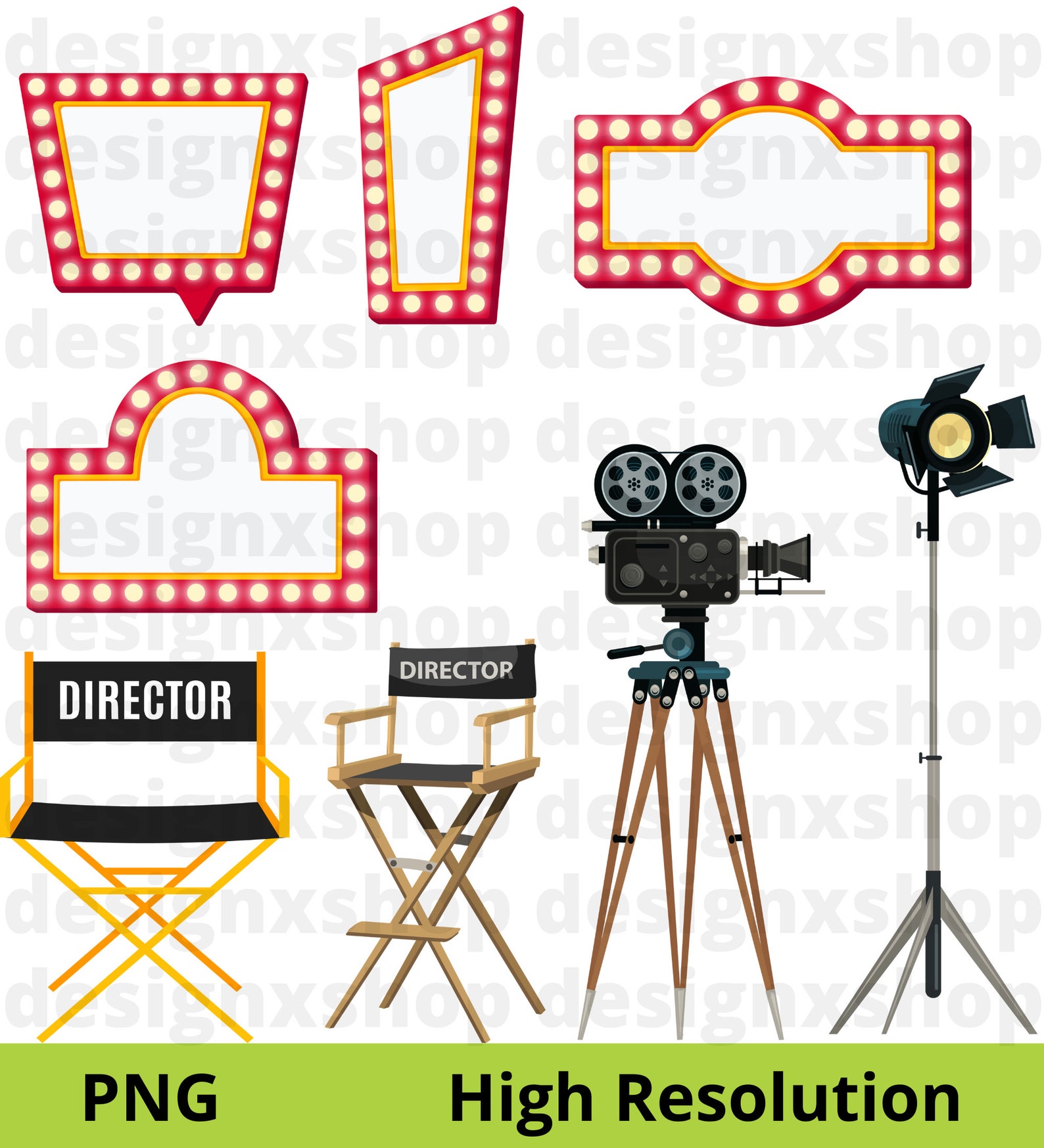 Movie Clipart Cinema Clipart Movie Theater Clipart Movie - Etsy Australia