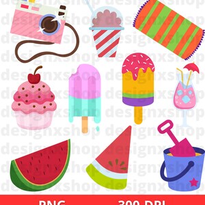 Pool Party Clipart, Summer Clipart, Pool Graphics, Swimming, Pineapple ...