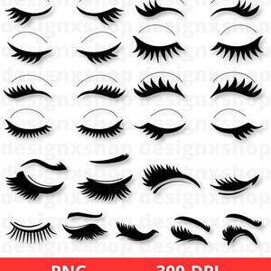 Woman Face Svg, Eyelash Svg, Lashes Svg, Hair Svg, Woman Svg, Female ...
