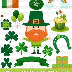 St Patrick's Day Clipart, Irish Clipart, St Patricks Day Graphics ...