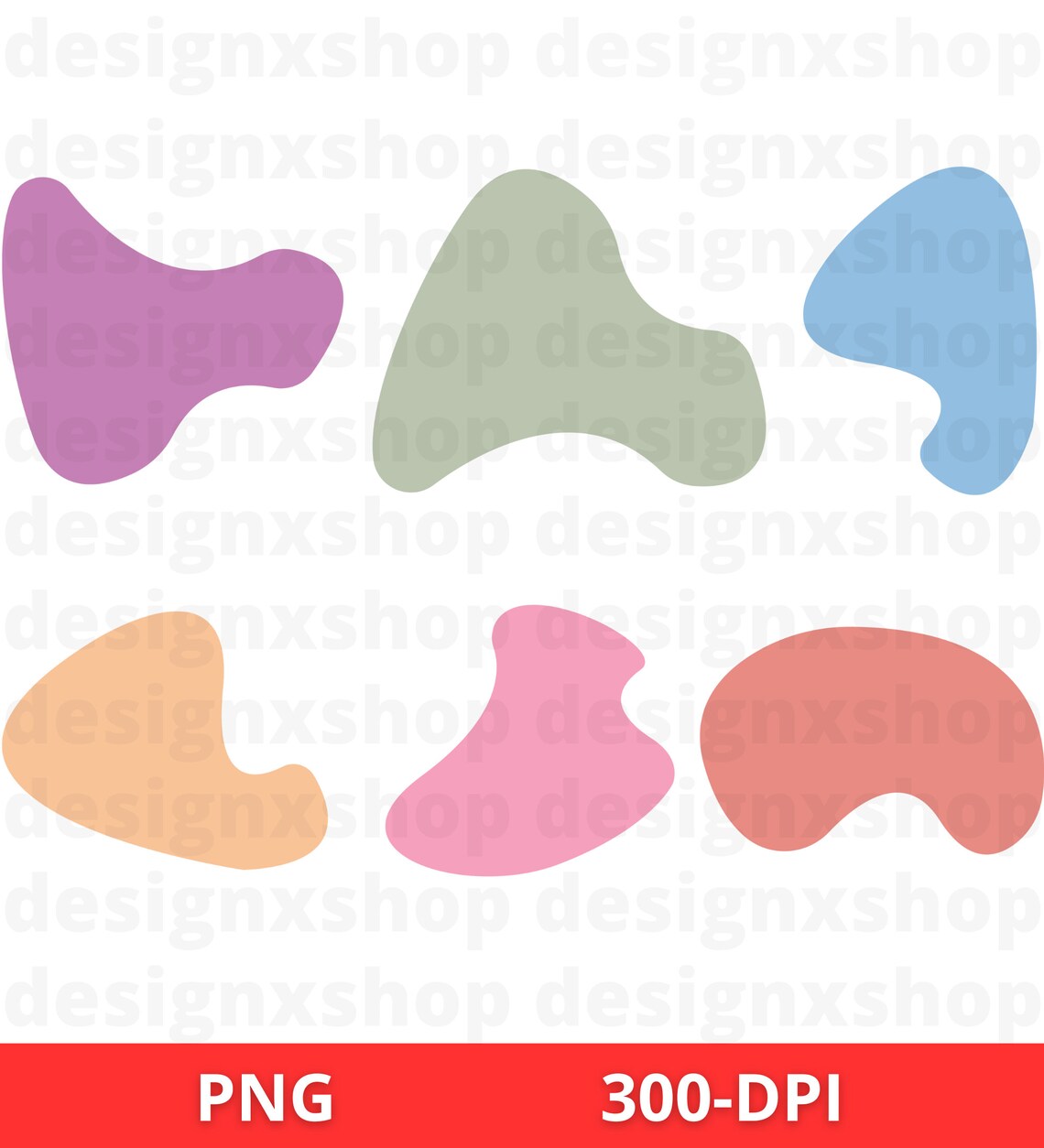 Abstract Shapes SVG Bundle, Shapes Clipart, Shape Background, Splatter ...