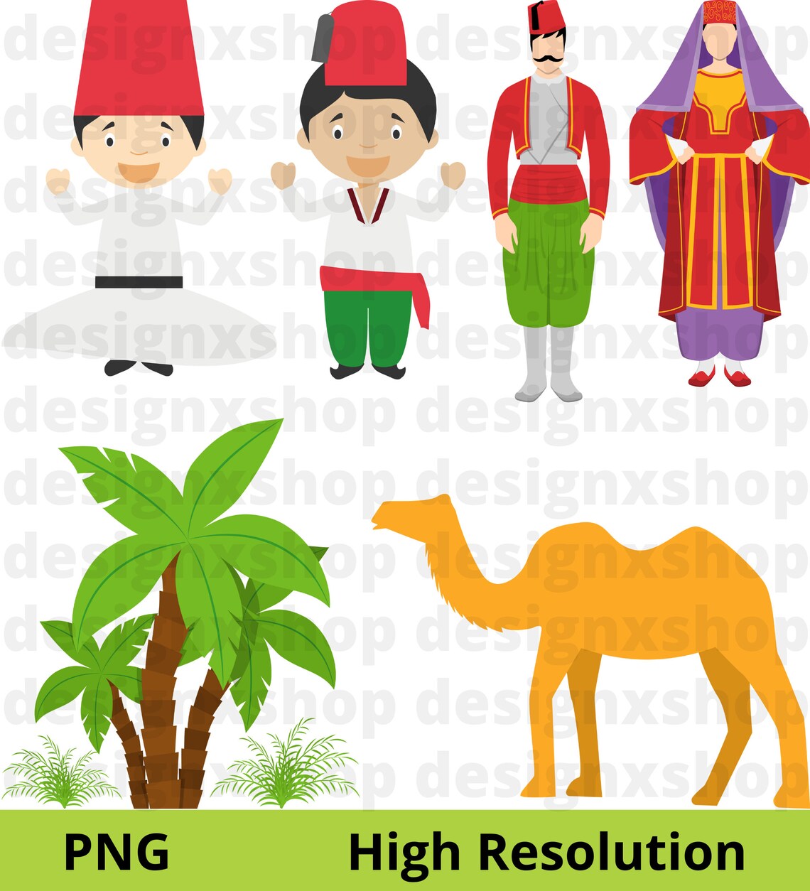 Turkey Clipart Travel Clipart Thanksgiving Clipart Autumn - Etsy