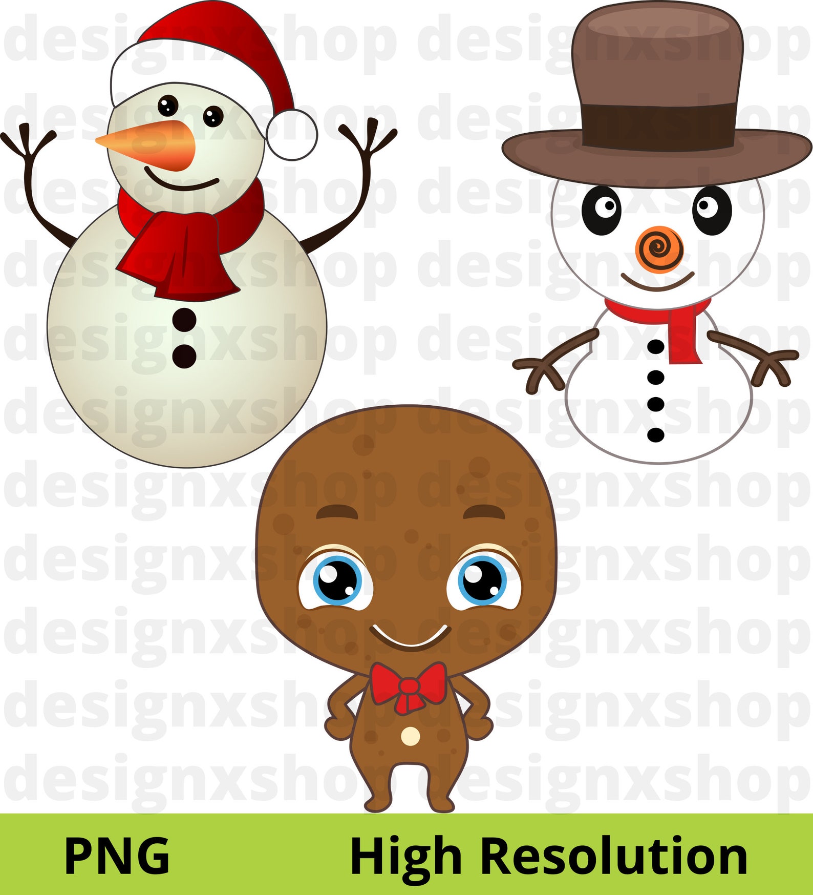 Christmas Characters Clipart Christmas Clipart Reindeer Svg - Etsy