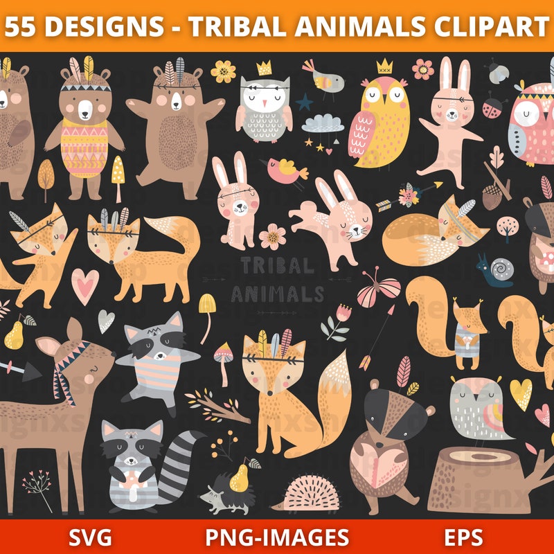 Woodland Tribal - Etsy