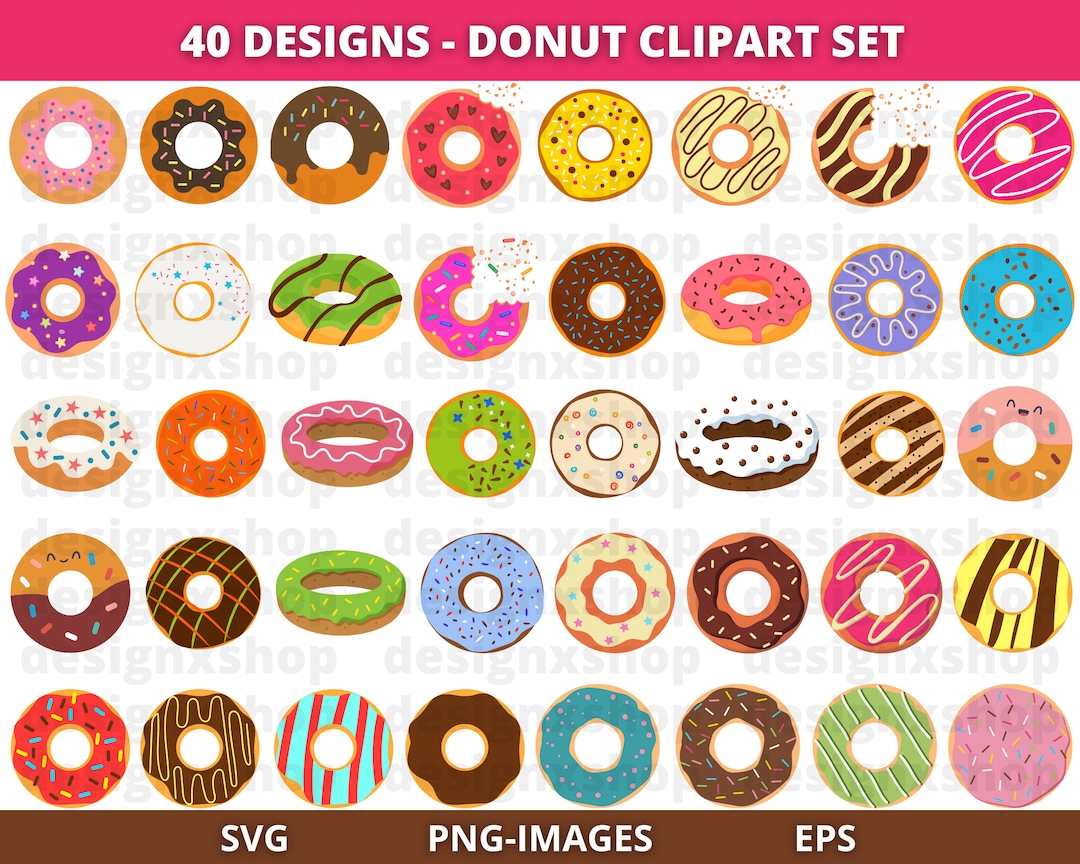 Donut SVG, Donut SVG Bundle, Donut Cricut , Donut Clipart, Donut Cut ...