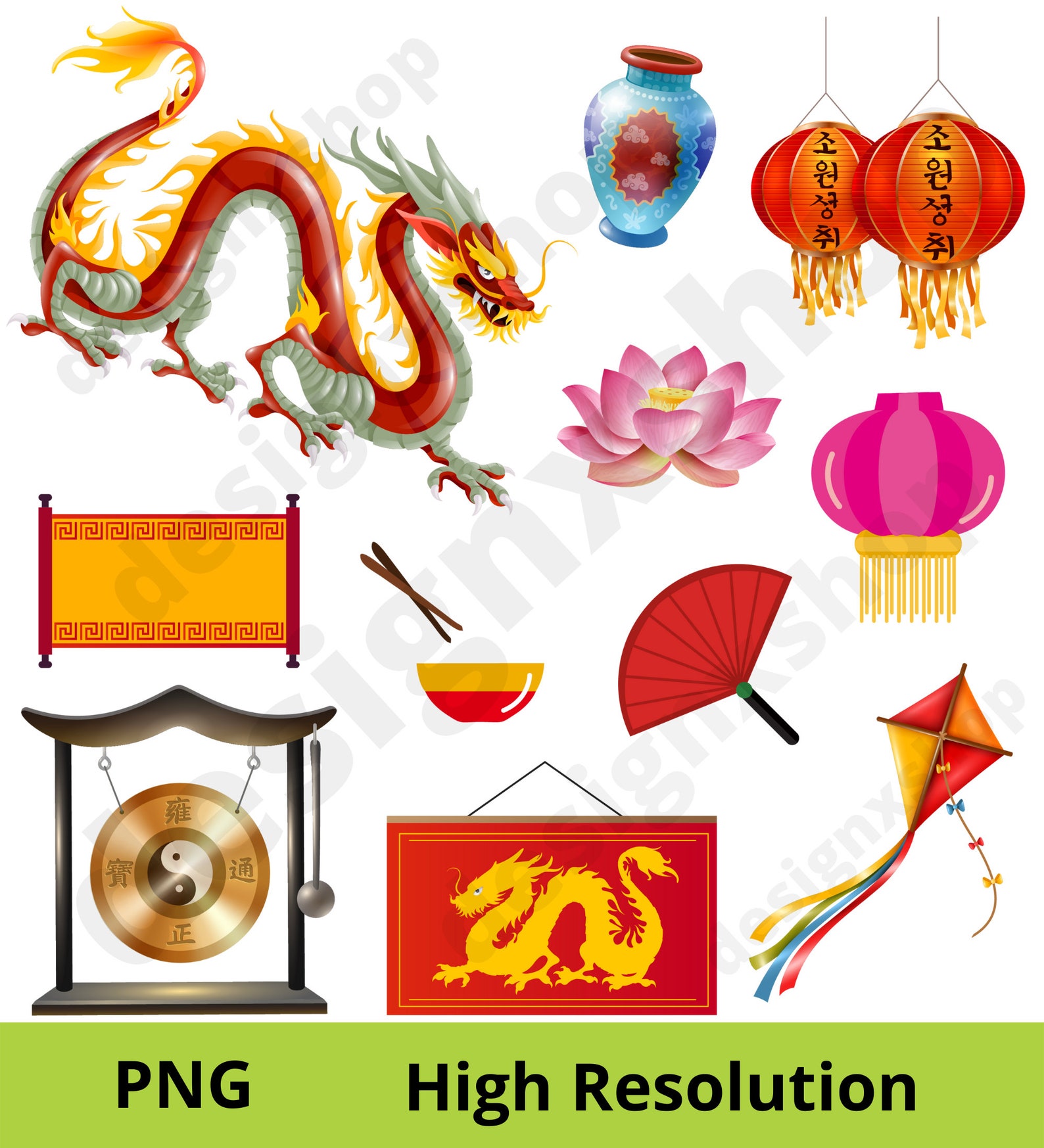 China Clipart, Chinese Clipart, Asian Clipart, China Culture Clipart ...