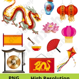 China Travel SVG Bundle | Chinese Clipart Bundle | 37 China Culture ...