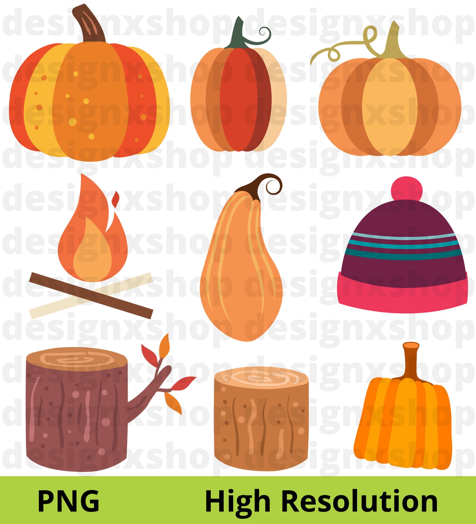 Autumn Clipart Fall Clipart Autumn Animals Clipart Fall - Etsy