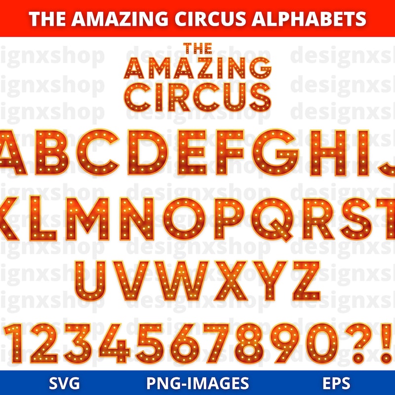 Carnival Letters - Etsy