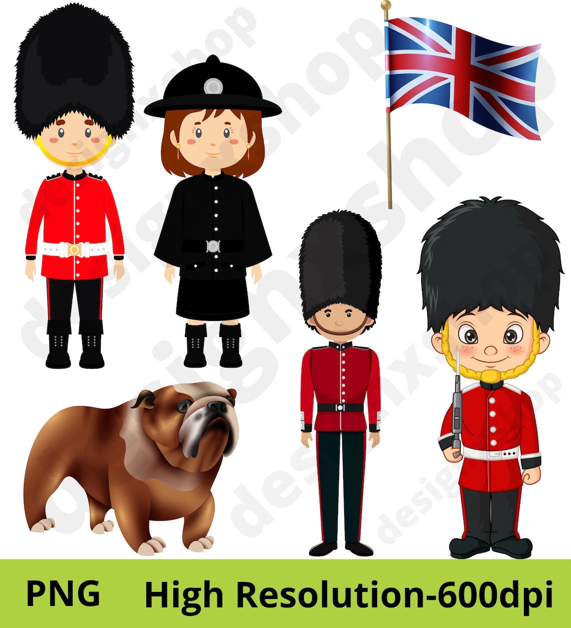 England Clipart London Clipart British Clipart Uk Graphics - Etsy