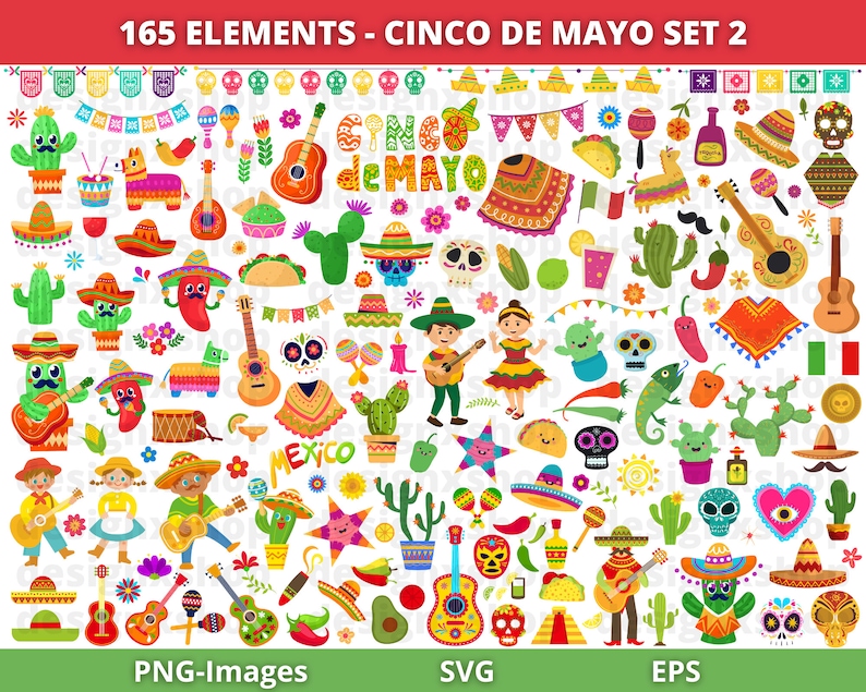 Fiesta Clipart, Cinco De Mayo Clipart, Mexico Clip Art, Mexico Svg ...