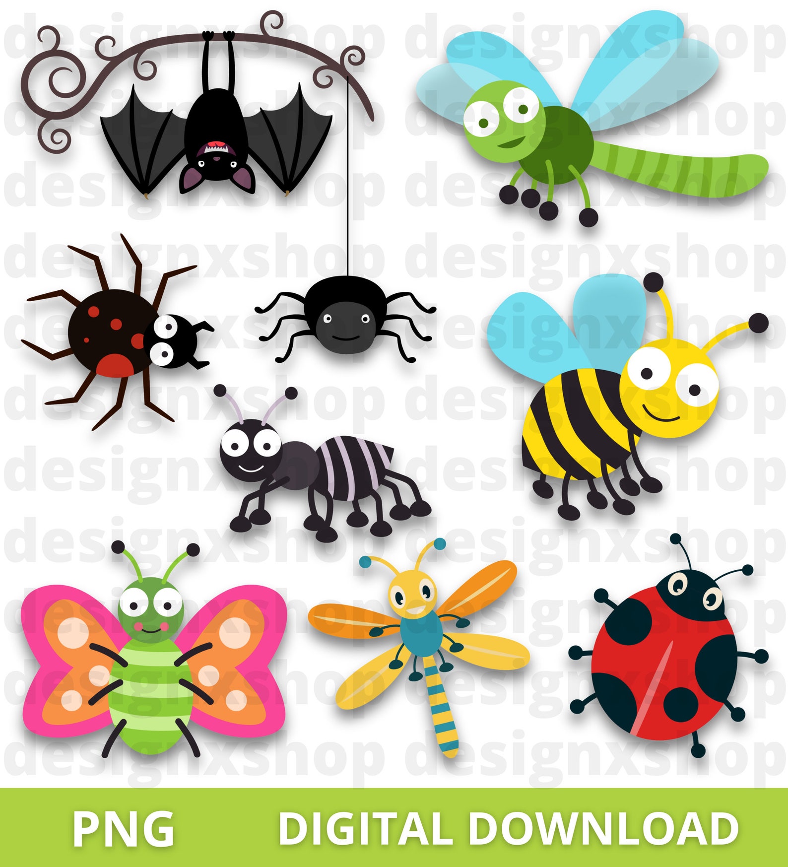 Bugs Clipart, Insects Clipart, Butterfly Clipart, Animal Clipart ...