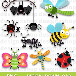 Bugs Clipart, Insects Clipart, Butterfly Clipart, Animal Clipart ...