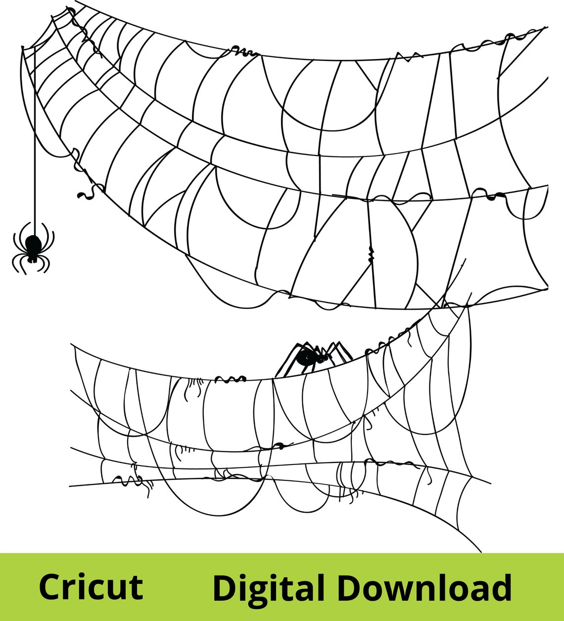 Spider Web SVG Bundle Cobweb Svg Spider Svg Halloween Svg - Etsy