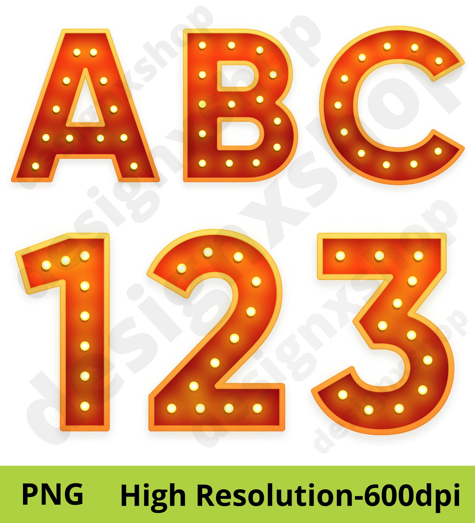 Circus Alphabet Clipart Alphabet Clipart Circus Letters - Etsy