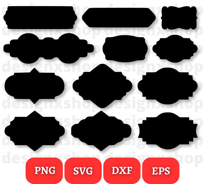 Label Svg, Banner Svg, Shapes Svg, Tag Svg, Basic Shape SVG Bundle ...