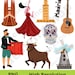 SPAIN Clipart, Spanish Clipart, Travel Clipart, Europe Clipart ...