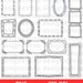 Digital Frames Clipart, Doodle Frames Clipart, Hand Drawn Frames ...