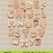 Printable Digital Alphabet Letters, Gingerbread Alphabets Bundle ...