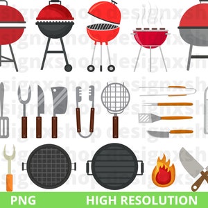 111 BBQ Clipart, Barbeque Clipart, Picnic Clipart, Backyard BBQ Clipart ...