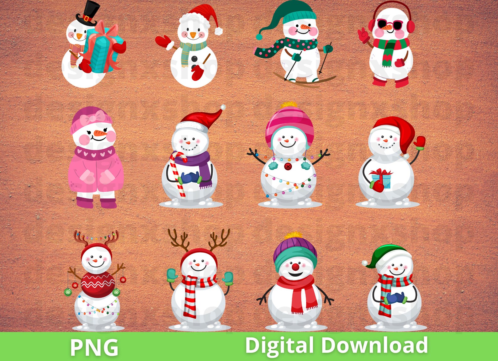 Snowman SVG Bundle, Snowman Svg, Snow Svg, Winter Svg, Snowman Clipart ...