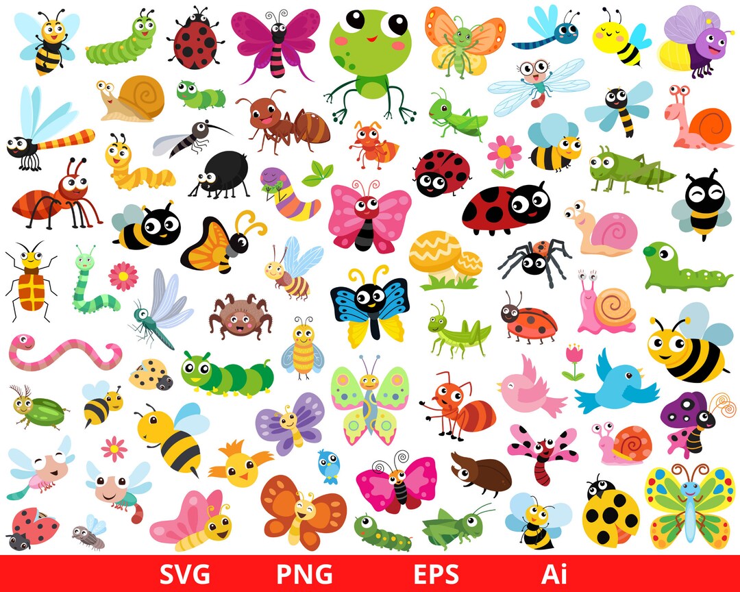 Bugs Clipart, Insects Clipart, Butterfly Clipart, Animal Clipart ...