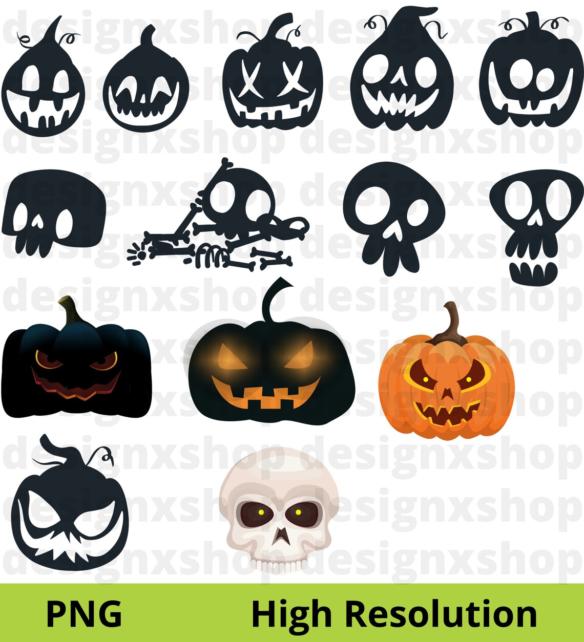 Halloween Svg Bundle Pumpkin Svg Ghost Svg Characters - Etsy
