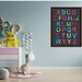 Alphabet Print, Alphabet Poster, Watercolor Alphabet, Rainbow Alphabet ...