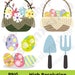 Spring Clipart, Easter Clipart, Flower Clipart, Floral Clipart, Easter ...