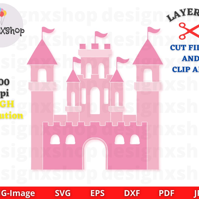 Castle Svg - Etsy