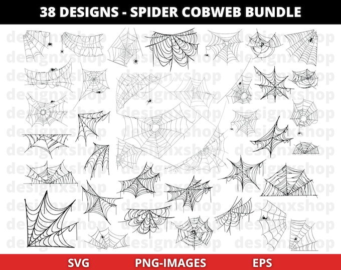 Spider SVG / Spider Web SVG / Insect SVG / Cobweb Svg / Halloween Svg ...