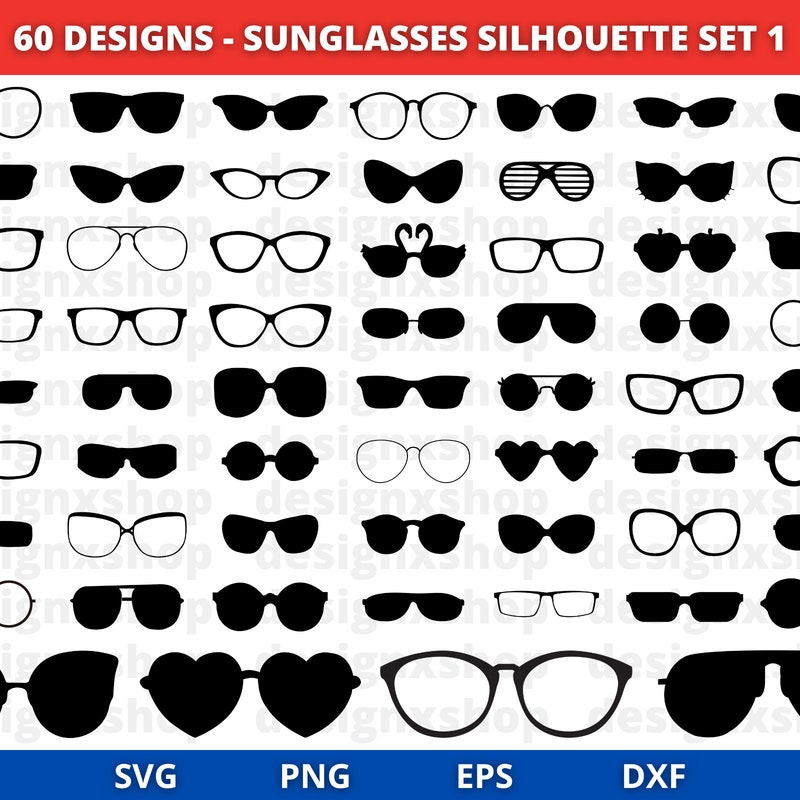 Sunglasses Svg - Etsy