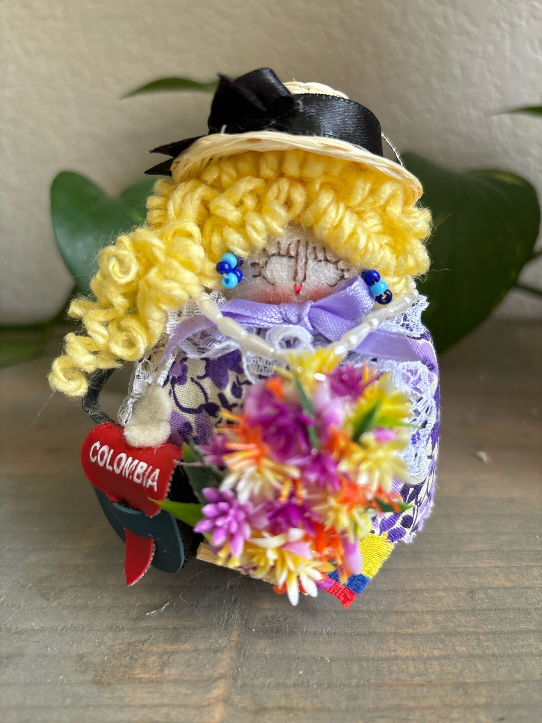 Colombian Parade silletera Medellín Mini Flower Dolls - Etsy