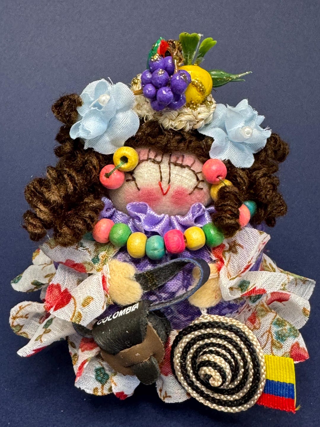 Handmade Colombian Doll: Carnaval Barranquilla Souvenir - Etsy