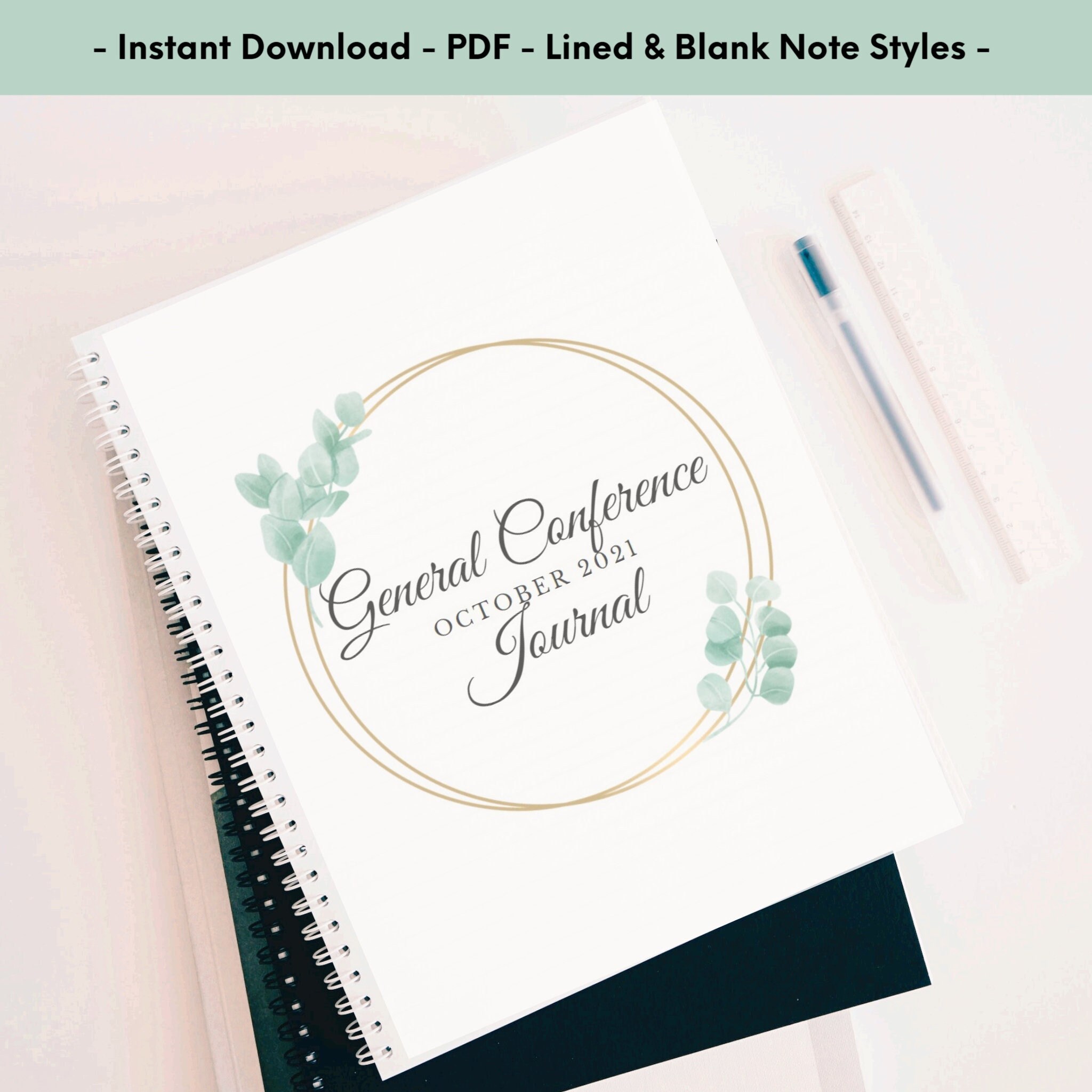 Digital Prints LDS General Conference Digital printable Journal Art ...