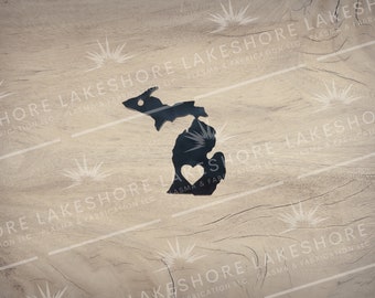 Michigan Heart | Etsy