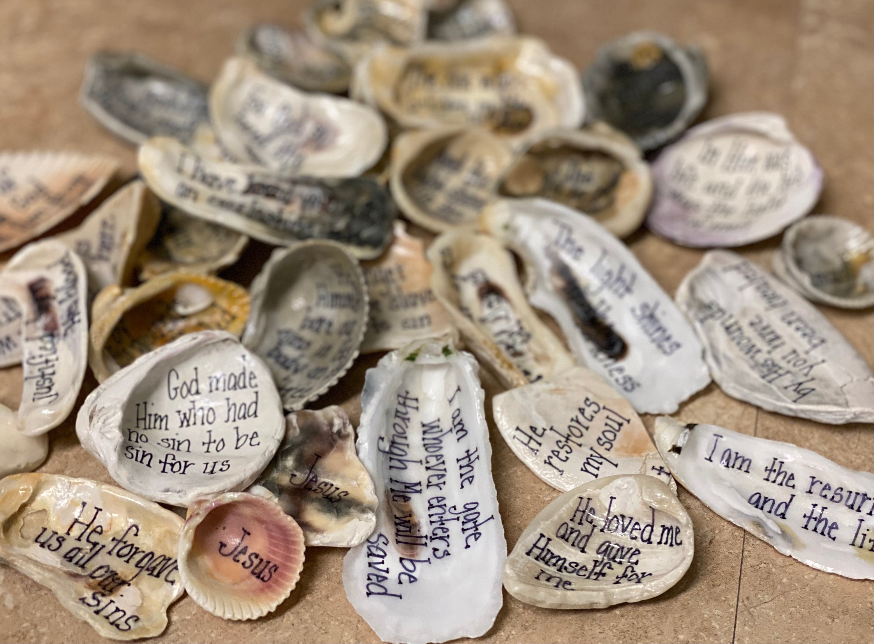 Inspirational Shell Bible Verse Prayer Bowl Hope Healing - Etsy