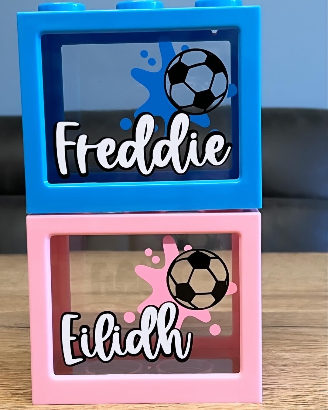 Personalised Brick Style, Building Block Money Box, Piggy Bank, Small ...