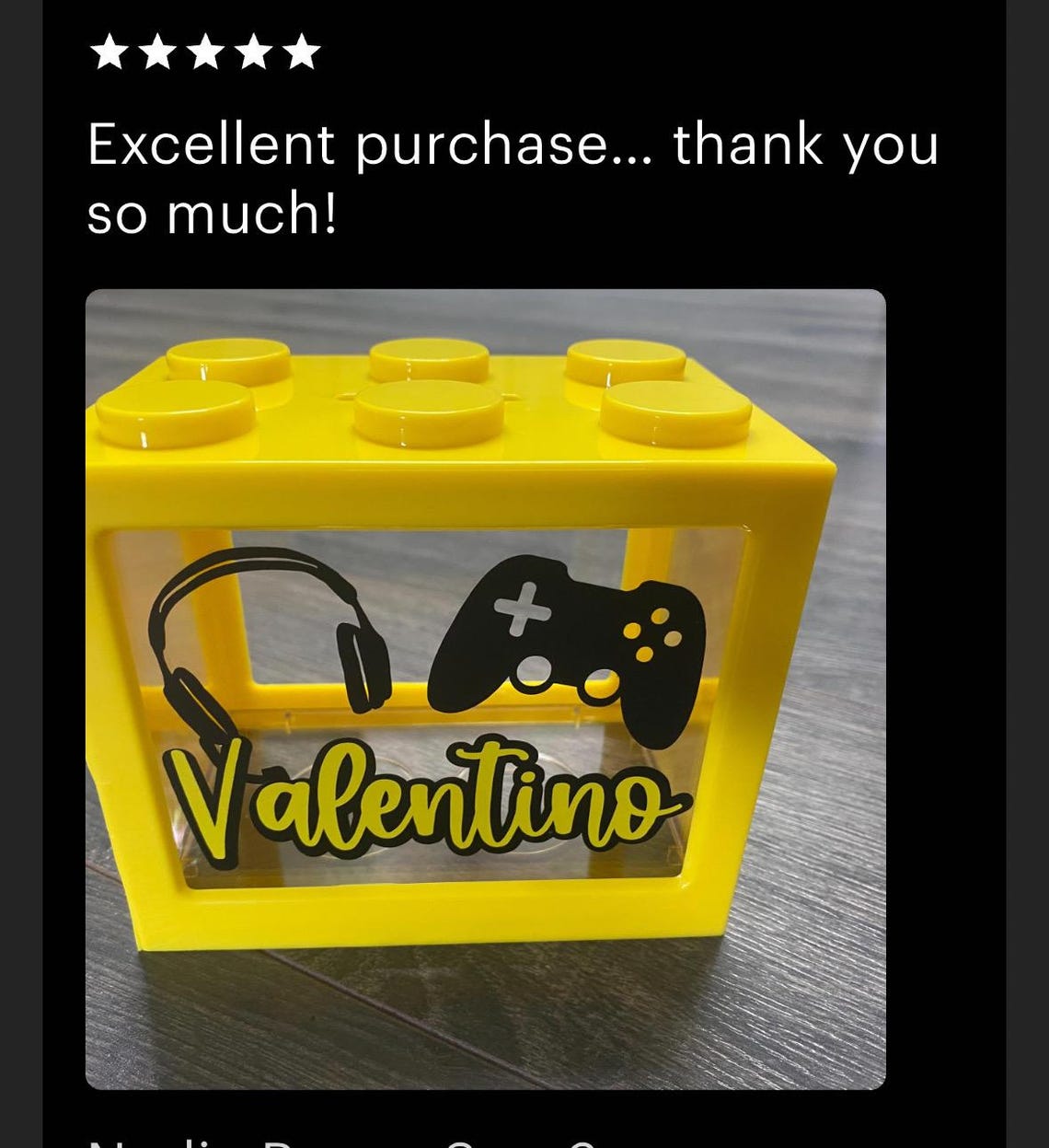 Personalised Brick Style, Building Block Money Box, Piggy Bank, Small ...