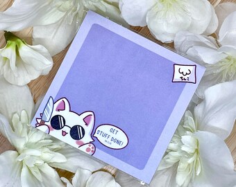 Japanese Anime Memo Pad/sticky Notes - Etsy