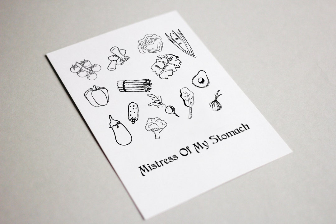 Mistress of My Stomach Printable Card Christmas Cards Birthday Card ...